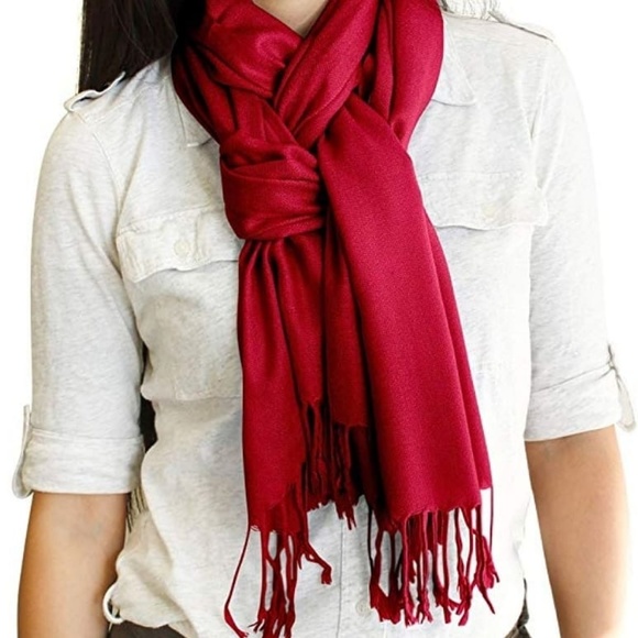 Accessories | Mahogany Red Scarf | Poshmark